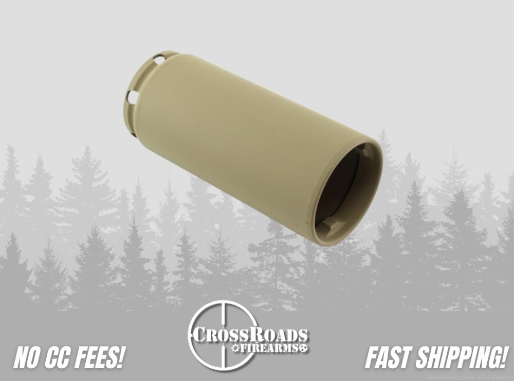 Knight's Armament Suppressor Shroud FDE 4" 5.56 Knights KAC - Other AR ...