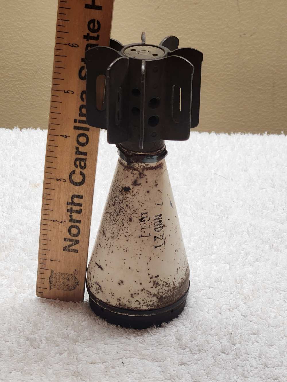 U.S. 60mm Mortar Round Body w/ Fin Assembly – Inert Display (M49 / M52 ...