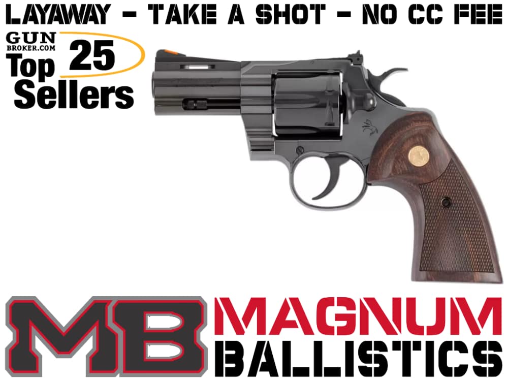 Colt Python Blued 357Mag - Revolvers at GunBroker.com : 1136634252