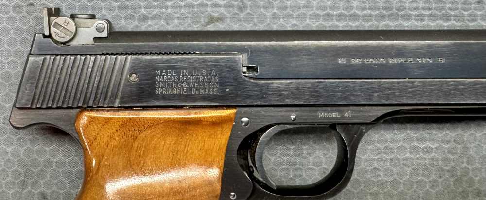 Smith & Wesson Model 41 Target Pistol .22LR C&R OK S&W - Semi Auto ...