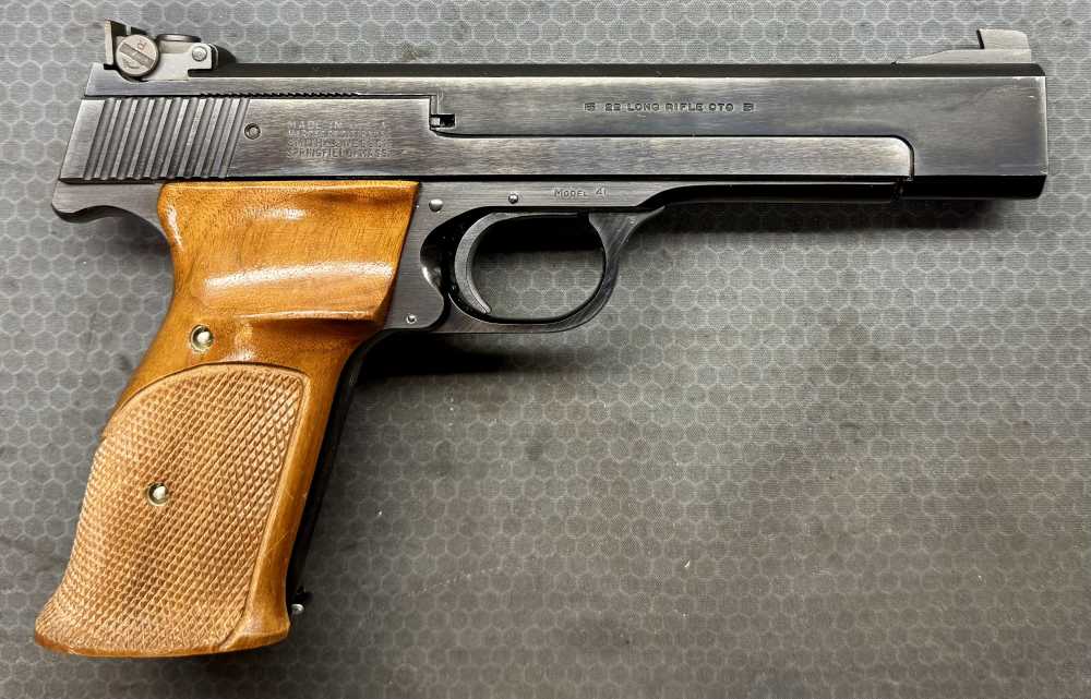 Smith & Wesson Model 41 Target Pistol .22LR C&R OK S&W - Semi Auto ...