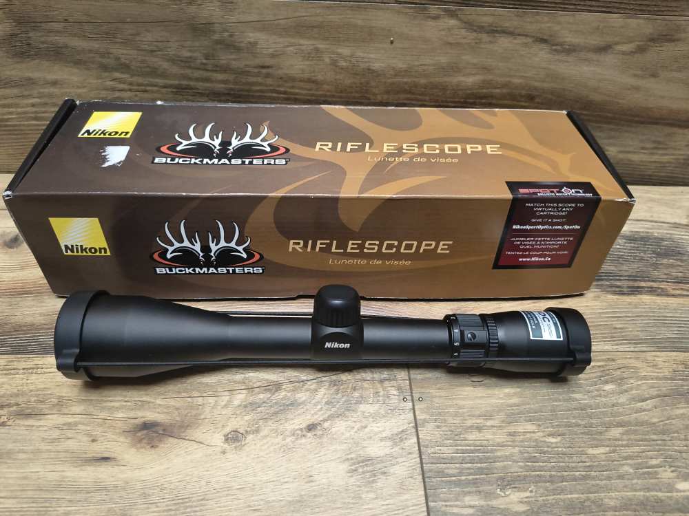 LIKE NEW Nikon Buckmasters II 3-9x40 BDC Reticle Matte Rifle Scope 3-9 ...