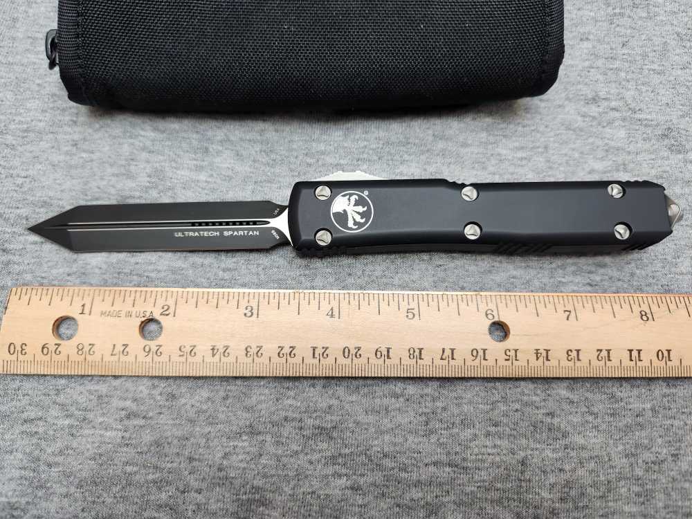 Microtech Ultratech Spartan OTF Knife 07/2018 Tactical - Automatic ...