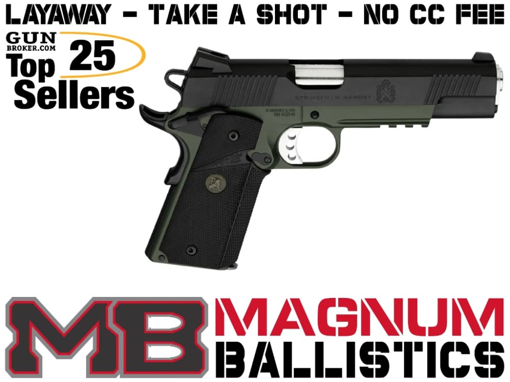 Springfield Loaded Marine Corps Operator 45 ACP PX9105MLCA18 - Semi ...