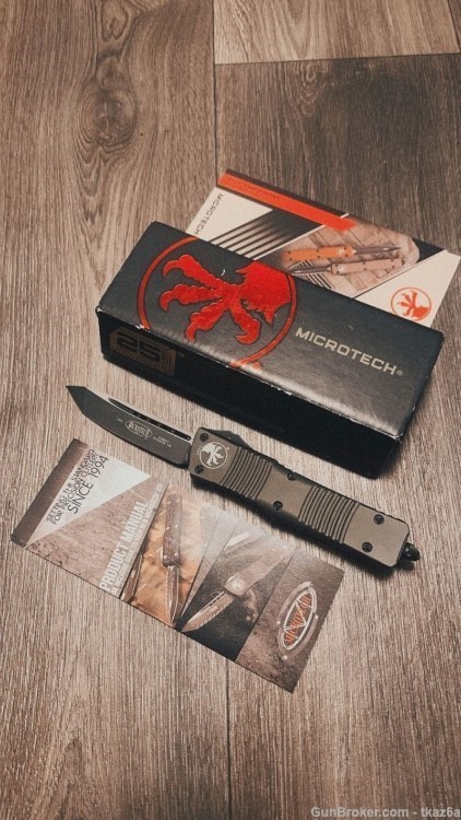 Microtech Combat Trodon T/E OD Green *NEW* - Automatic Knives at ...