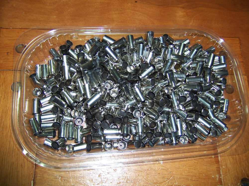 FEDERAL 40 S&W Nickel Brass Once Fired Cleaned 1000 Pieces - Reloading ...