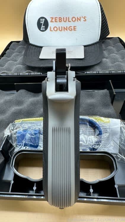 COMPLETE FRAME Beretta 92FS 92 FS Brigadier INOX 9mm Lower Rubber Grips ...