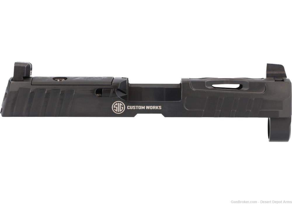 P320 SPECTRE Slide, 3.9", XRAY3 Suppressor Sights, Optic Ready Black ...