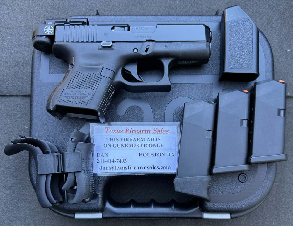 Glock 26 Gen 5 9mm, Leupold DeltaPoint Micro Red Dot, 3 Mags - Semi ...