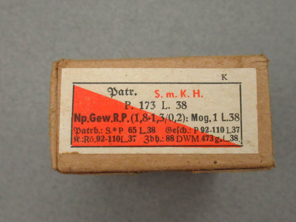 1938 WWII German SMKH Armor Piercing Wolfram Core Ammo 8mm Mauser 98k ...