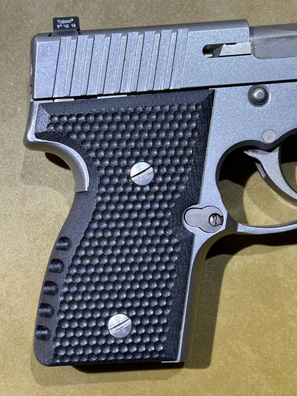 Upgraded Kahr MK9 Stainless NS G10 4 Mags Original Box Papers Excellent ...