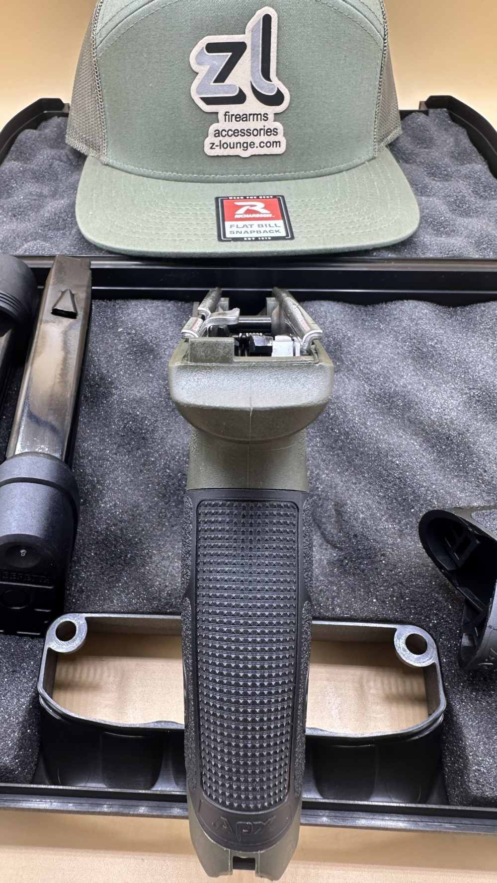 COMPLETE FRAME Beretta APX A1 Tactical Full Size OD Green 9mm 21Rd Mags ...