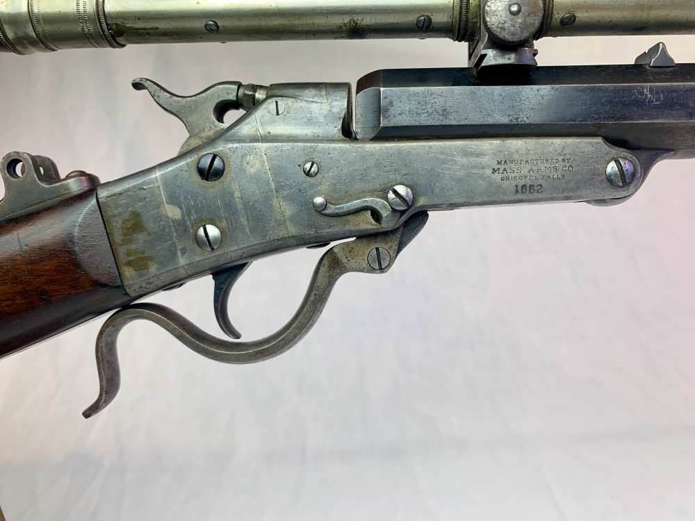 Mass. Arms Co. Maynard Model 1882 Sporting Rifle w/Malcolm Scope ...