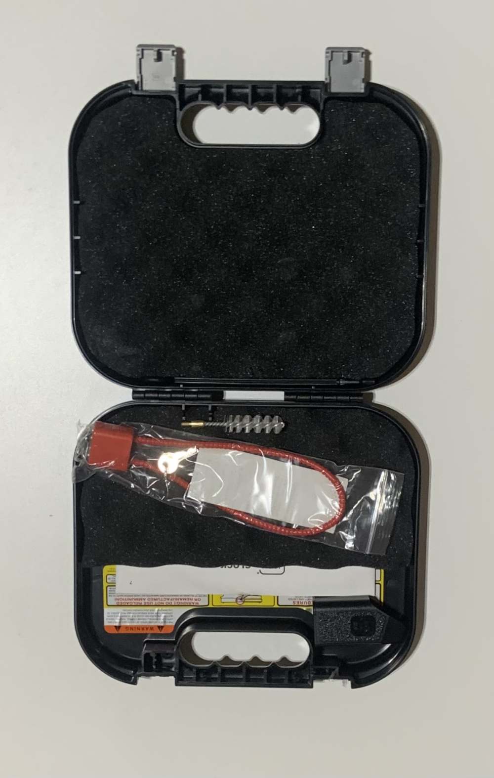 Generic Black Glock Gun case with cleaning rod and gun lock - Gun Cases ...