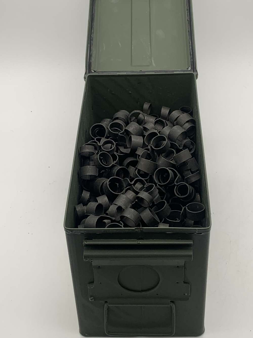 .50 Cal M9 Links in Ammo Can – Full Box Belt Links for BMG / Display ...