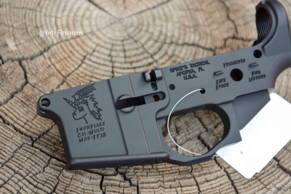 Spikes Tactical Snowflake Stripped AR-15 Lower 5.56mm ST15 - Semi Auto ...