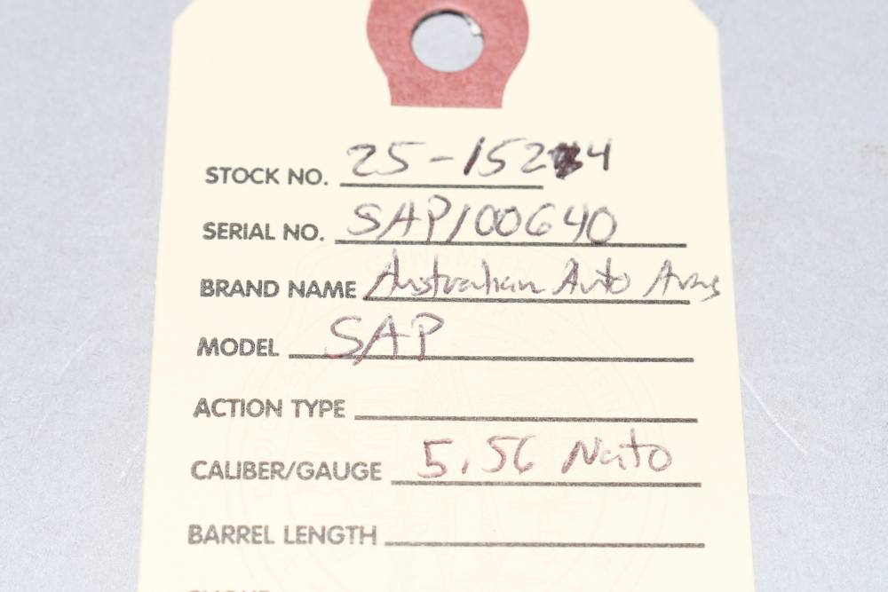Nice Rare Australian Automatic Arms SAP Semi Auto Pistol 5.56 NATO ...