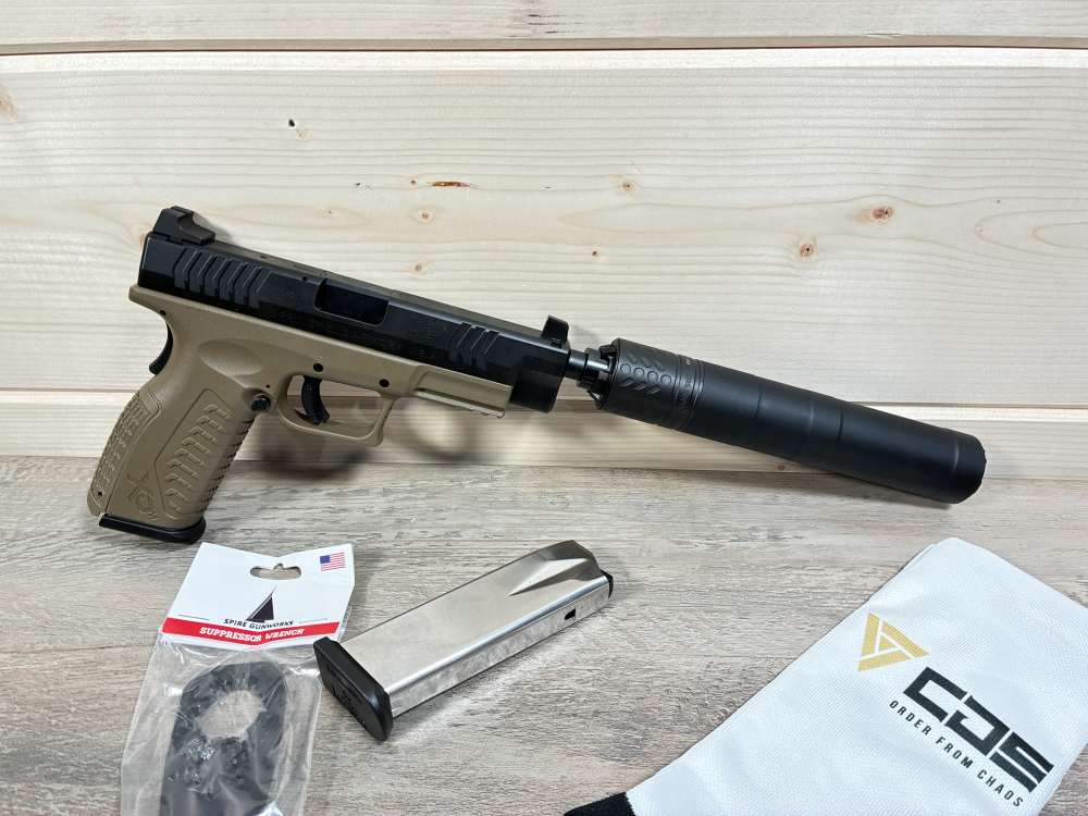 CGS MOD 9 Suppressor and Springfield XDM 9 Package Chaos Gear Supply ...