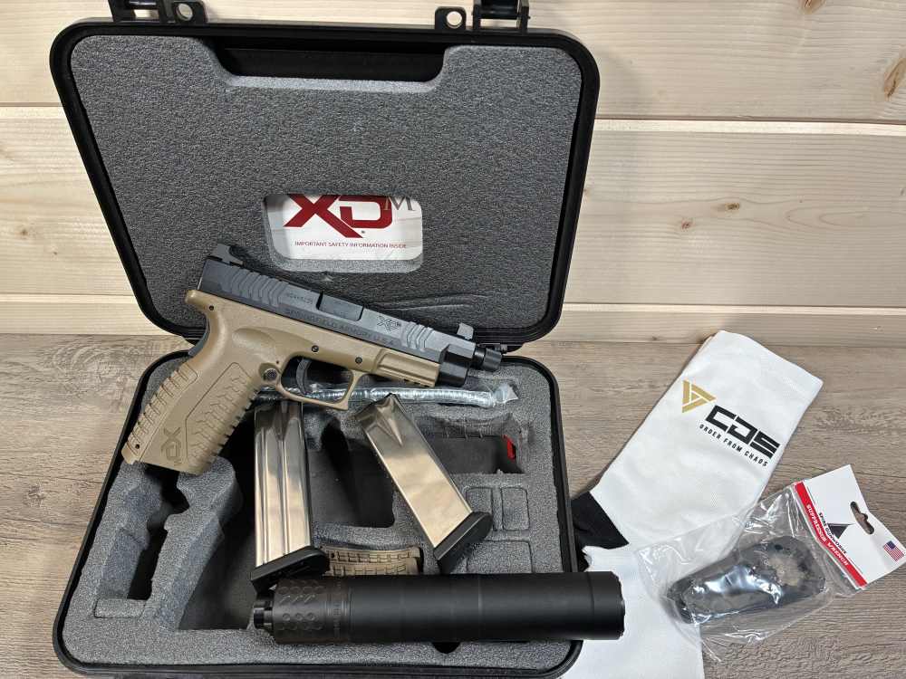 CGS MOD 9 Suppressor and Springfield XDM 9 Package Chaos Gear Supply ...