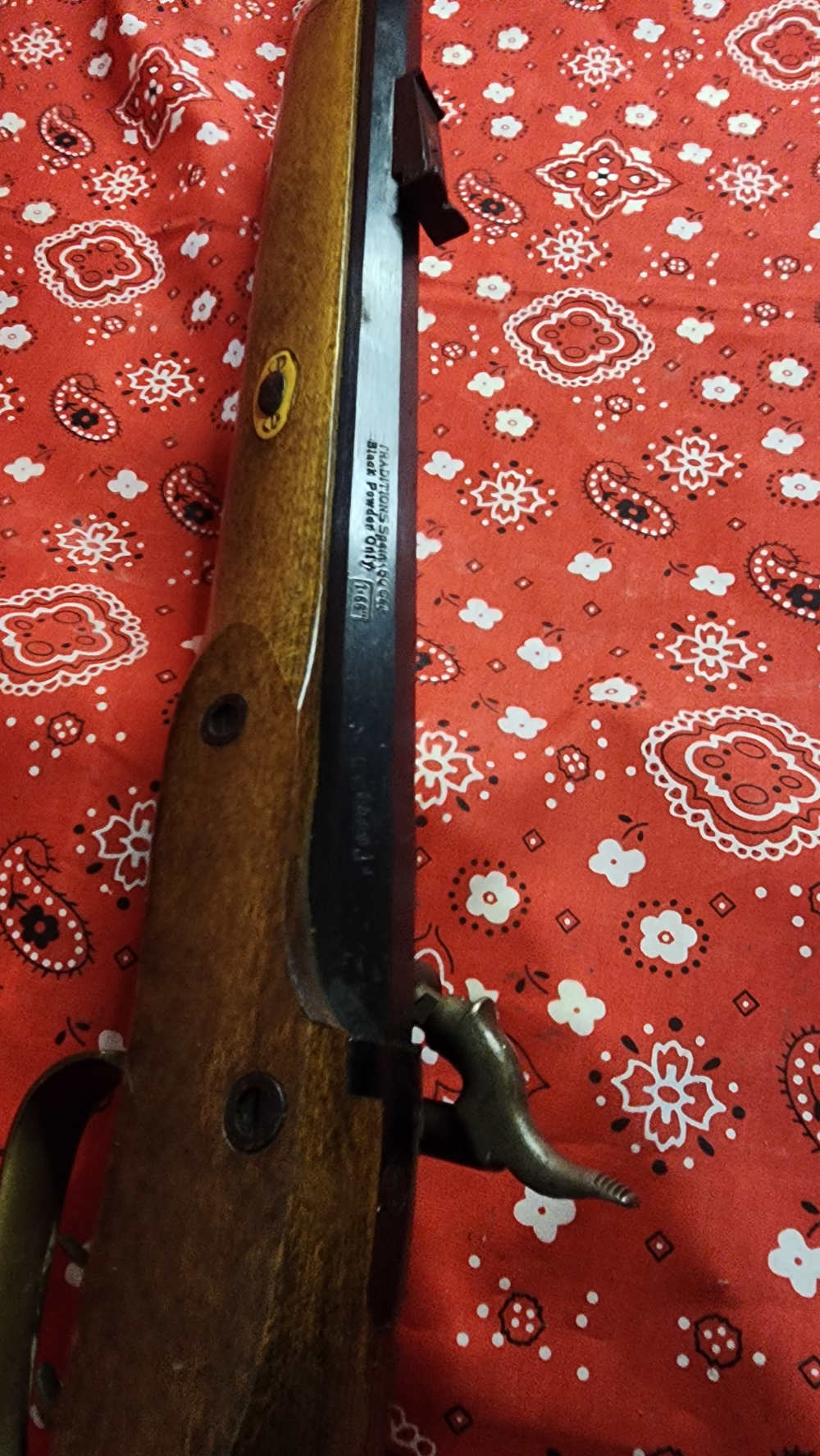 TRADITIONS .50 CAL BLACK POWDER PERCUSSION MUZZLELOADER - Black Powder ...