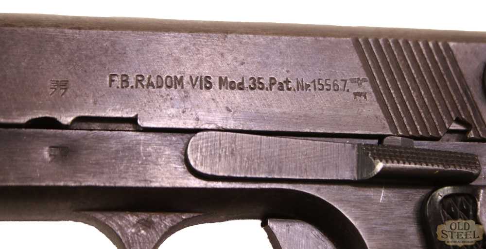 Polish FB Radom VIS-35 9mm Pistol German Marked C&R WW2 WWII 3 Lever ...