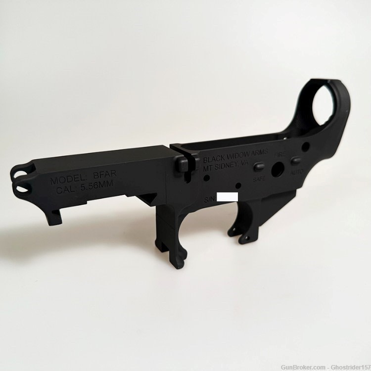 FULL LOWER Receiver Fightlite MCR-060 AR15 Upper Belt Fed ARES SHRIKE ...