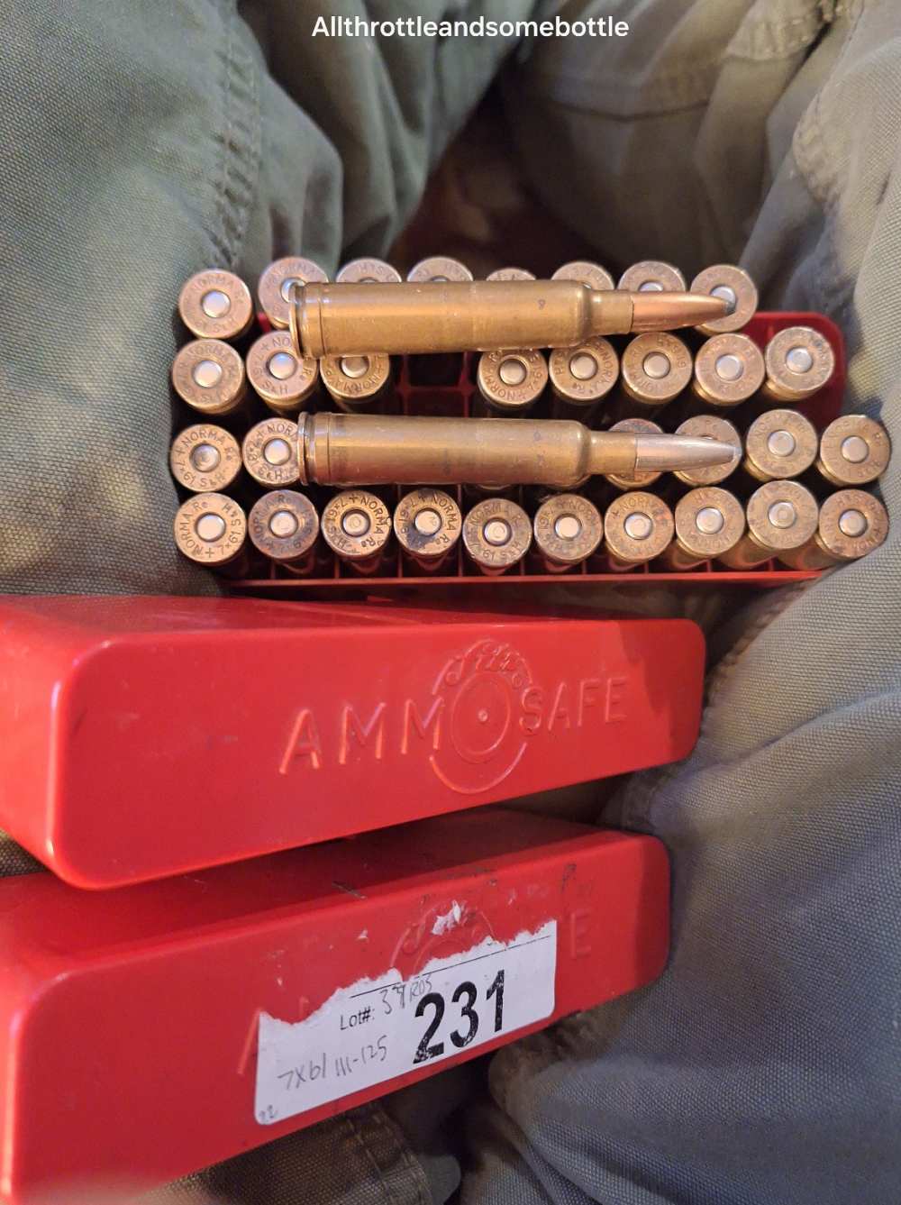 (37) rounds 7X61 S&H Sharpe and Hart Magnum, Norma brass - Vintage Ammo ...