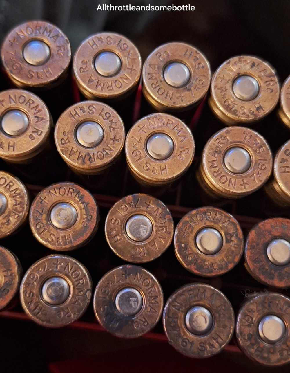 (37) rounds 7X61 S&H Sharpe and Hart Magnum, Norma brass - Vintage Ammo ...