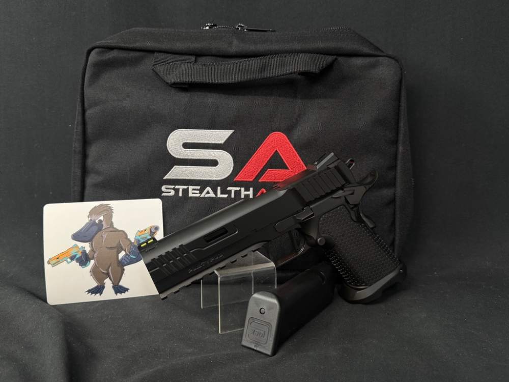 NEW Stealth Arms Platypus 1911 Government 5" 9mm - Dual Slide - RMR/SRO ...