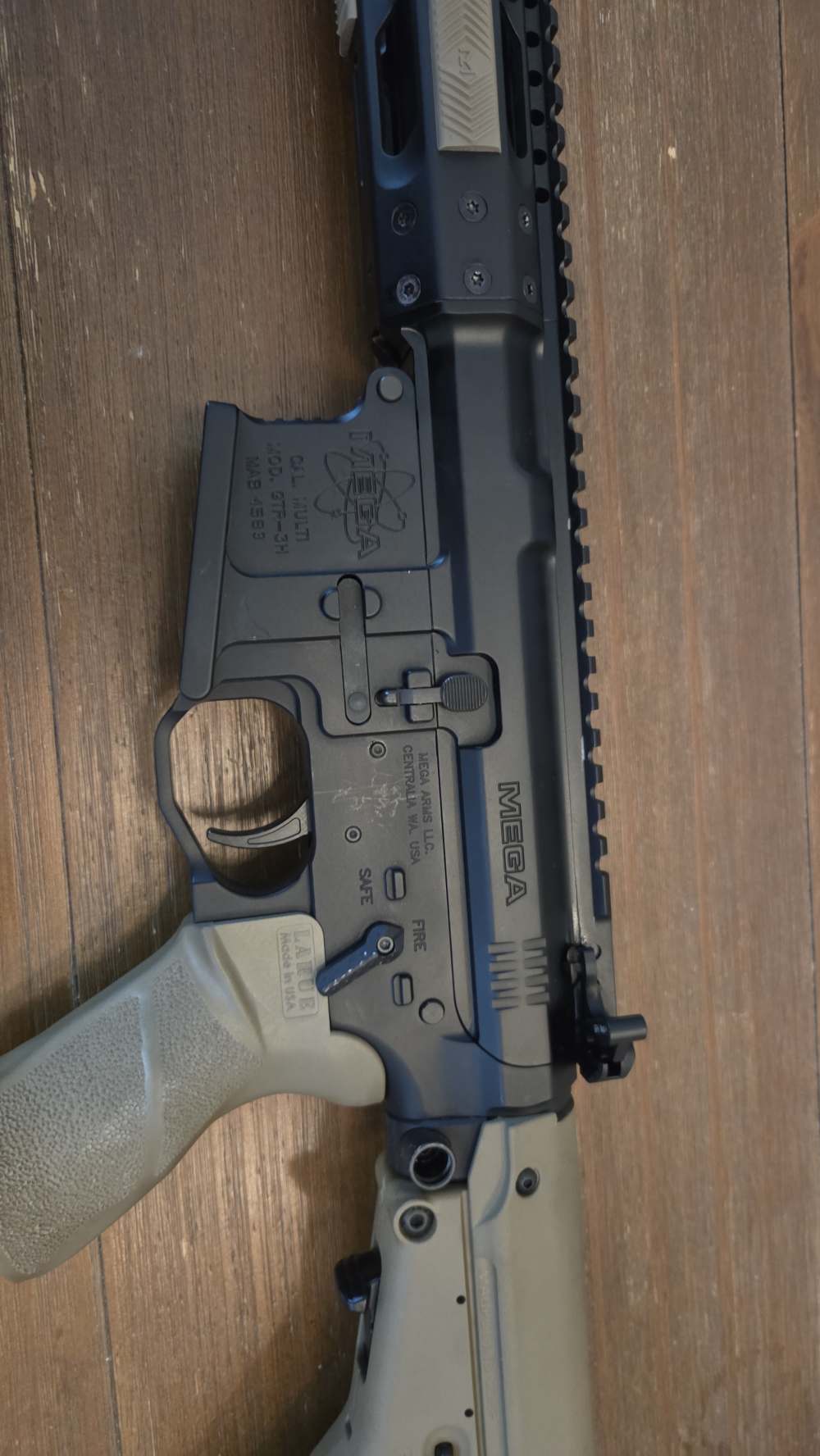 Mega Arms LaRue 18in DMR - Semi Auto Rifles at GunBroker.com : 1138836231