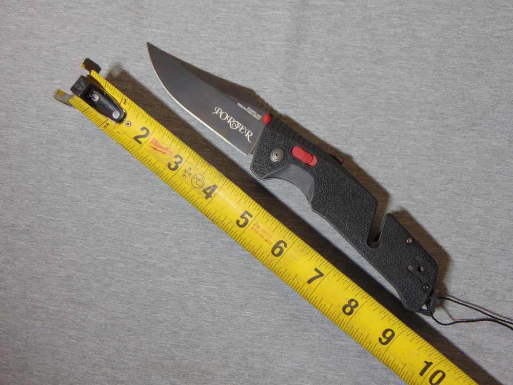 SOG Trident AT Black & Red 3.7'' Pocket Knife - Pocket Knives at ...