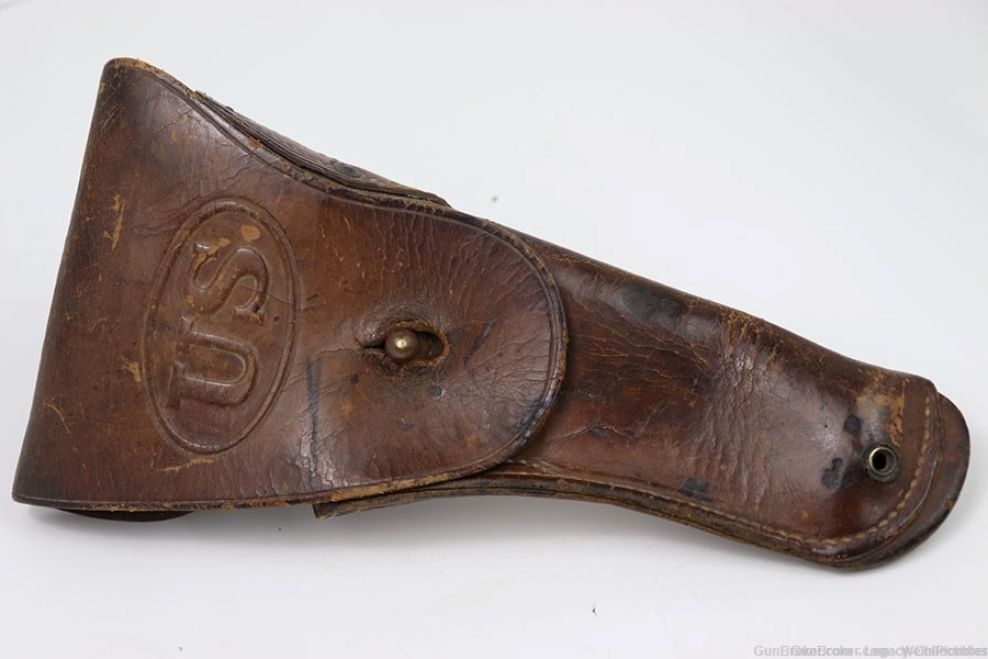 US WWII MODEL 1916 GOVERNMENT 1911 .45ACP HOLSTER BROWN LEATHER - WWI ...