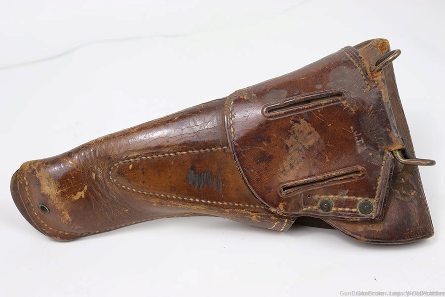 US WWII MODEL 1916 GOVERNMENT 1911 .45ACP HOLSTER BROWN LEATHER - WWI ...