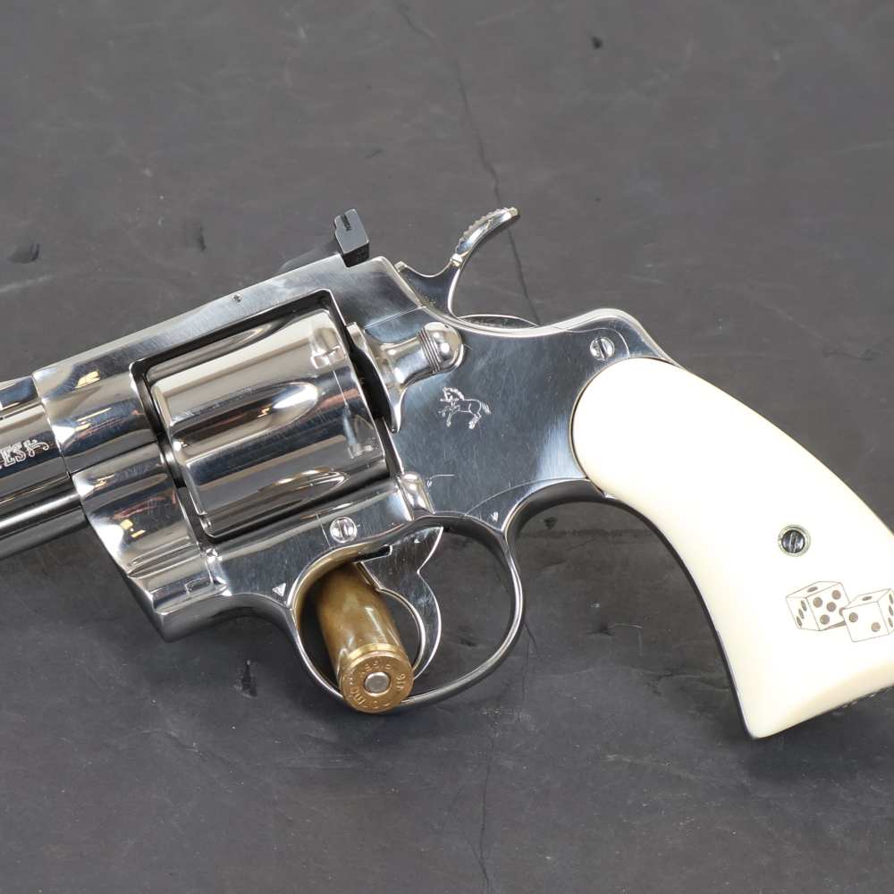 Colt Python Snake Eyes, 357 Mag 2.5” BBL, Ultimate STS/ “Ivory”, VERY ...