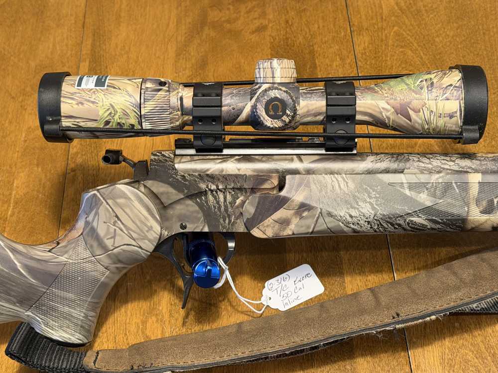 T/C Encore 209x50 inline camo finish with scope LIKE NEW! (2-316 ...