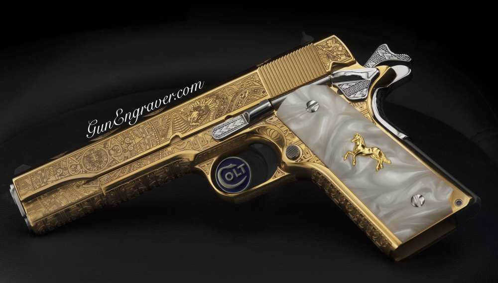 COLT 24KT GOLD AZTEC EMPIRE 38 SUPER SERIES 70 PENNY AUCTION NO RESERVE ...