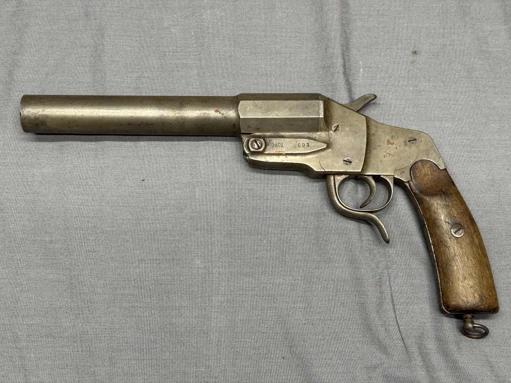 German G&Co Flare Gun Signal Pistol WW1 Germany Antique Hebel - Antique ...