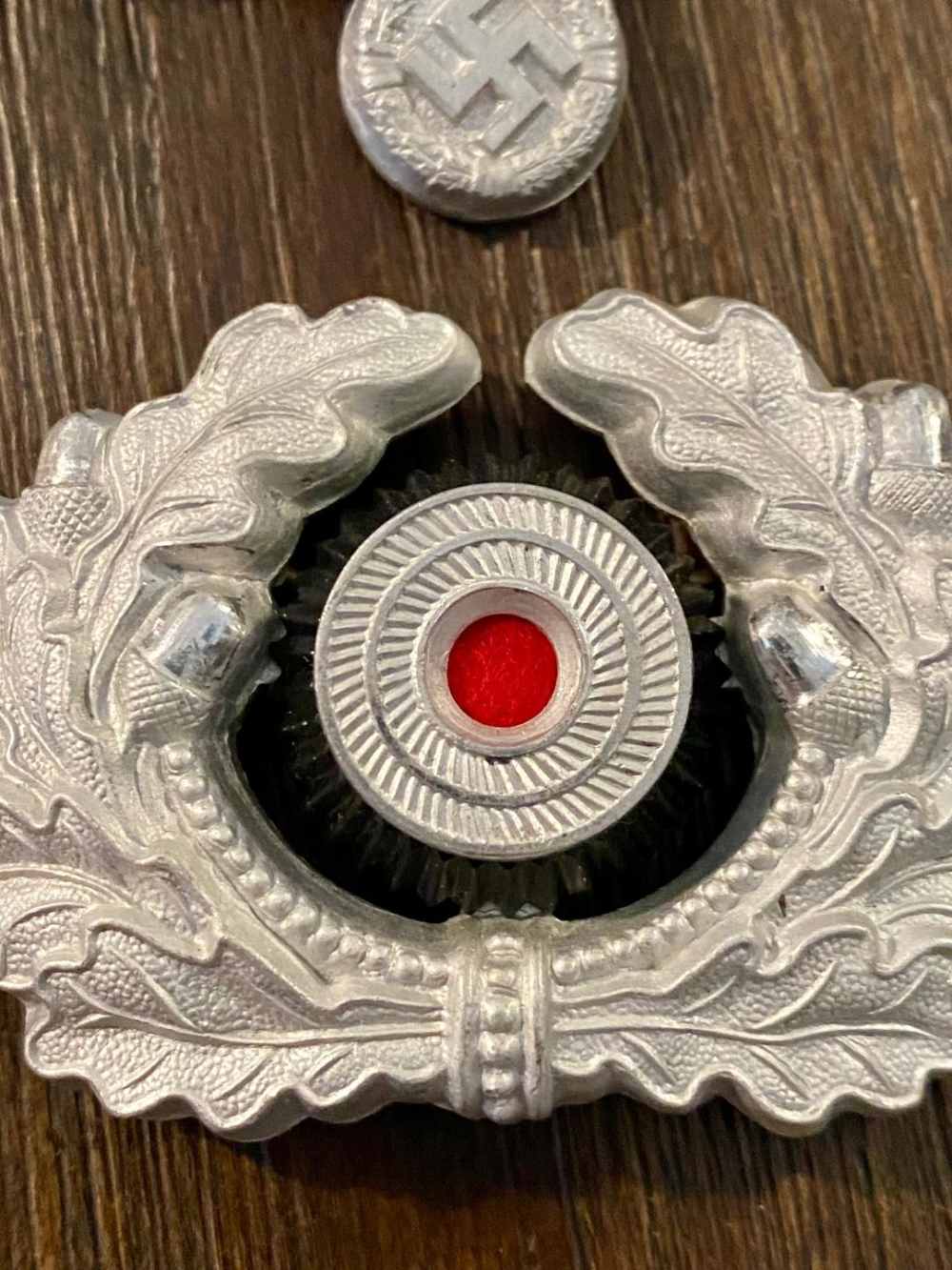 WW2 German NSKK Officers Visor Cap Eagle & Cockade Set MINT & RARE ...