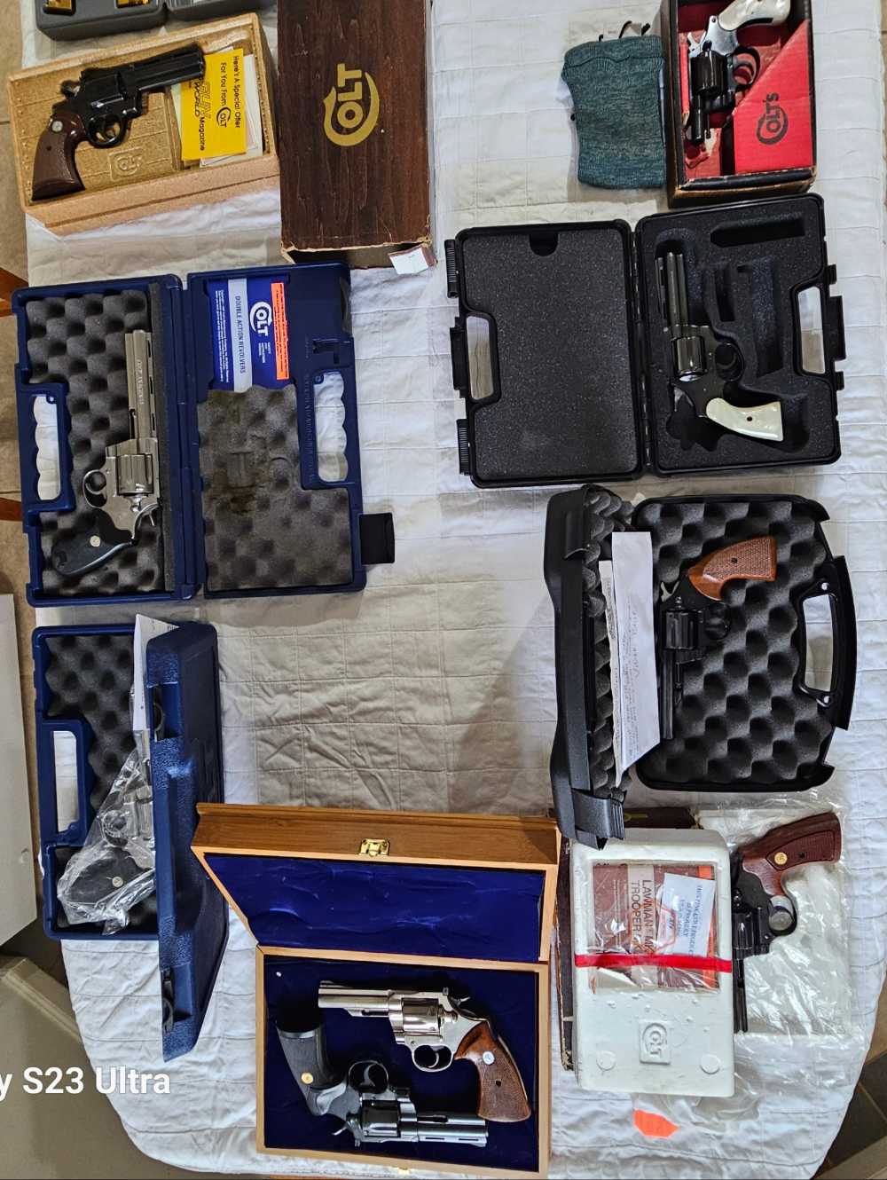 Colt Collection w/ Boa - Revolvers at GunBroker.com : 1139790416