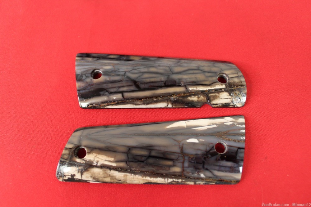 Nighthawk Custom Mammoth Ivory 1911 Grips - Pistol Grips at GunBroker ...