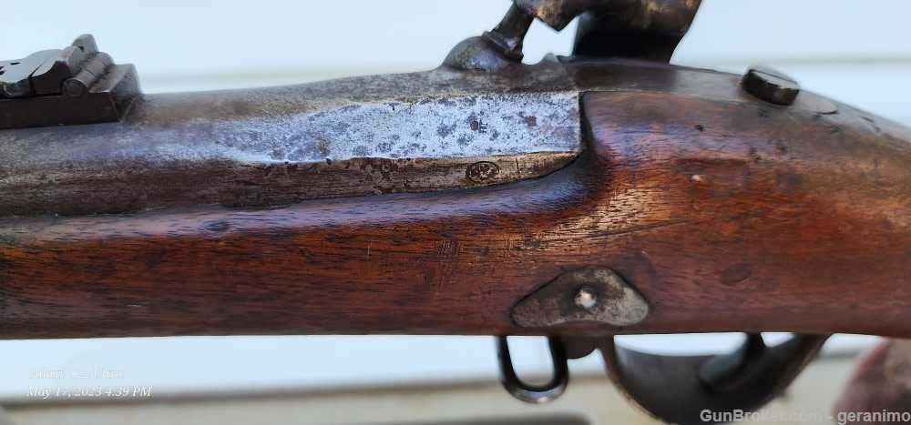 BELGIAN 1857 LIGHT INFANTRY RIFLE W/BAYONET .70 NO FFL - Antique Guns ...