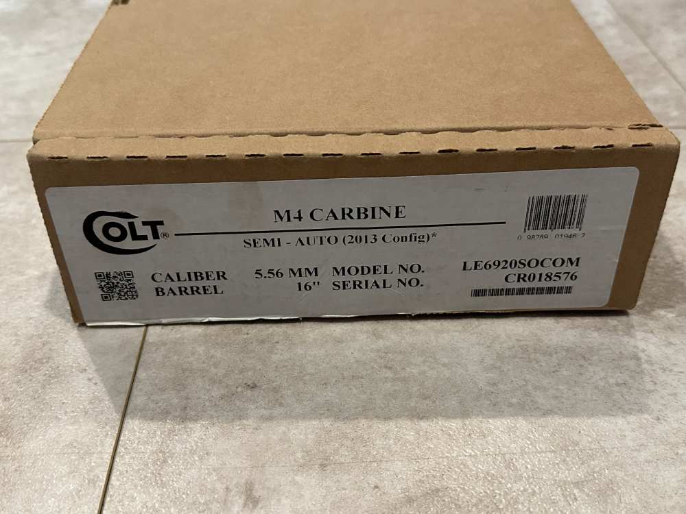 Colt socom m4a1 roll marked og rare - Semi Auto Rifles at GunBroker.com ...