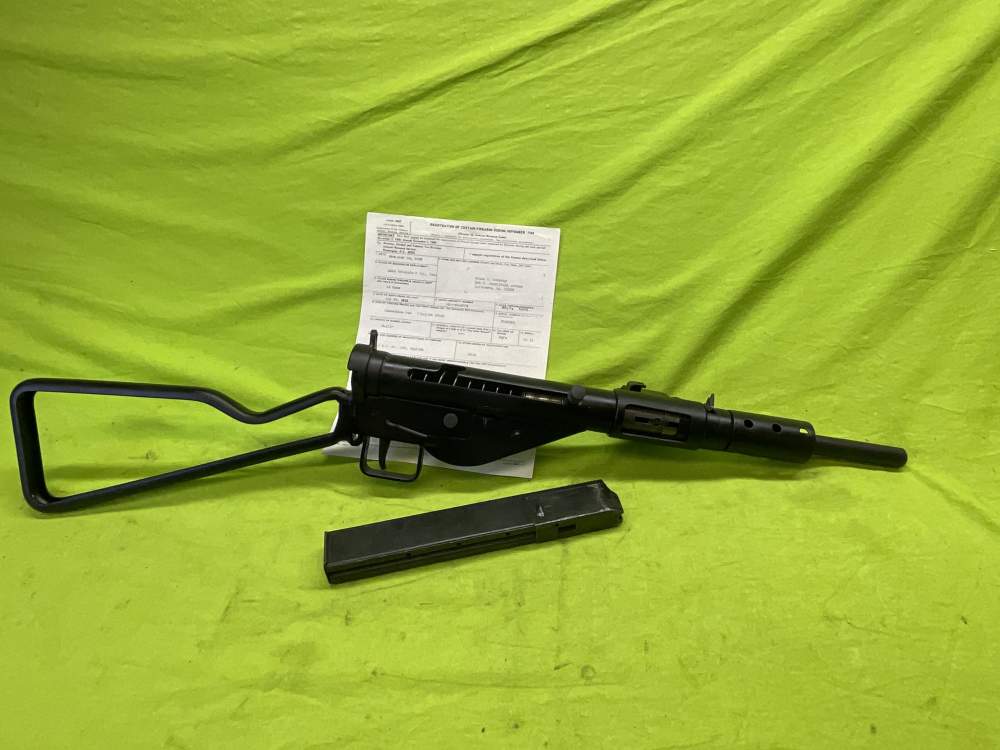 FACTORY WW2 STEN TRANSFERABLE C&R AMNESTY REGISTERED 9MM SMG BRITISH ...