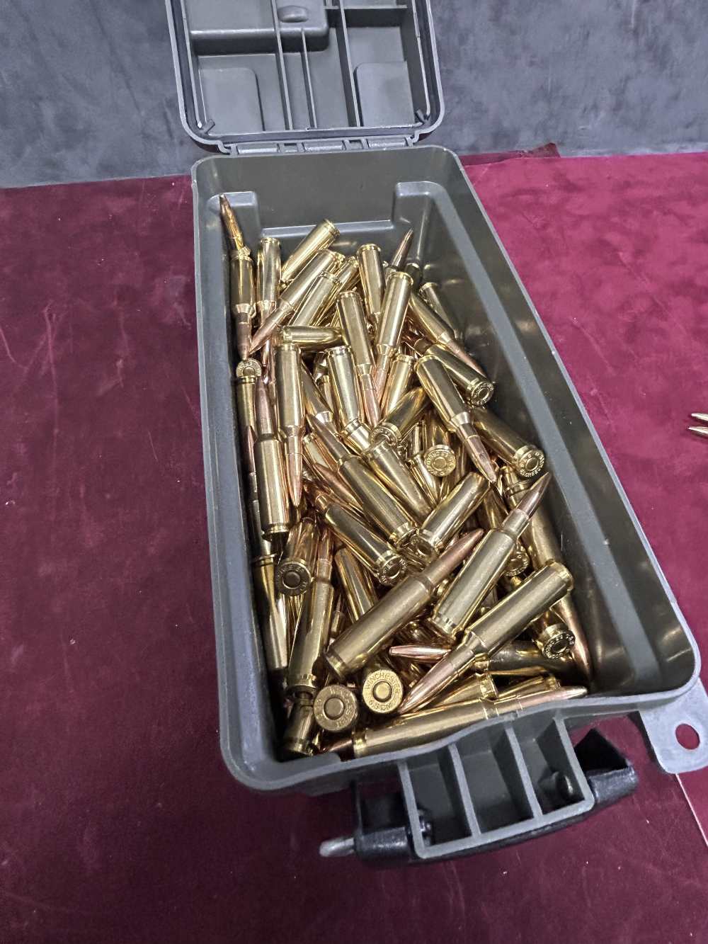 LOT#104 MIXED LOT 6.5 CREEDMOOR FMJ/OTP- APPR 500RDS - Rifle Ammo at GunBroker.com : 1140211533