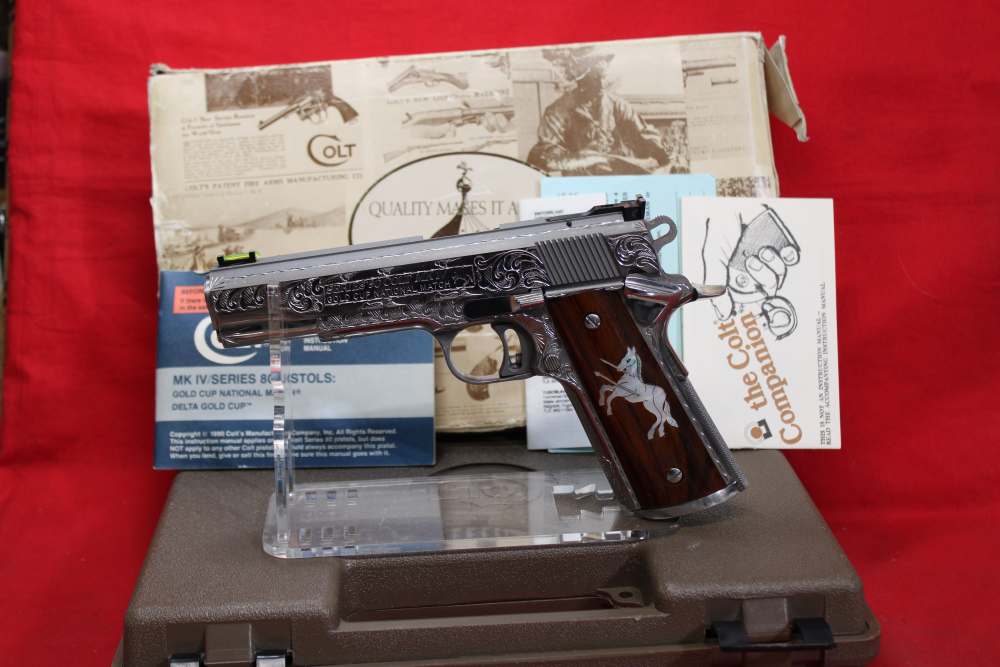 COLT GOLD CUP NATIONAL MATCH SERIES 80 ENHANCED ENGRAVED UNFIRED 1995 - Semi Auto Pistols at ...
