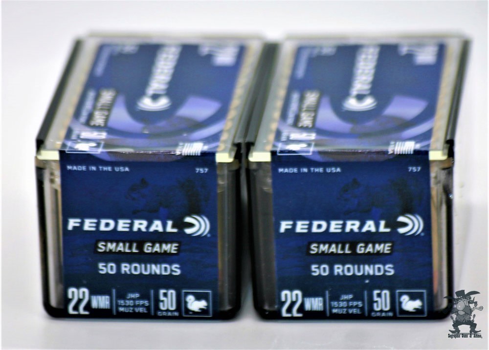 22 Magnum WMR Federal Small Game 22 MAG HP Rifle Use Heavy 50Gr JHP 100 RDS - Rifle Ammo at ...