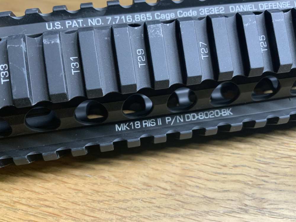 Daniel Defense RIS II MK18 Black MK 18 9.5 Rail Assembly 2 DD BLK - AR ...