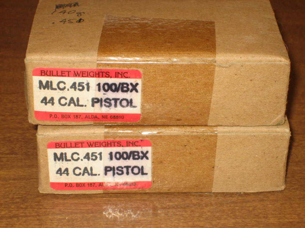 44 caliber Pistol round balls (200) - Black Powder Bullets & Sabots at ...