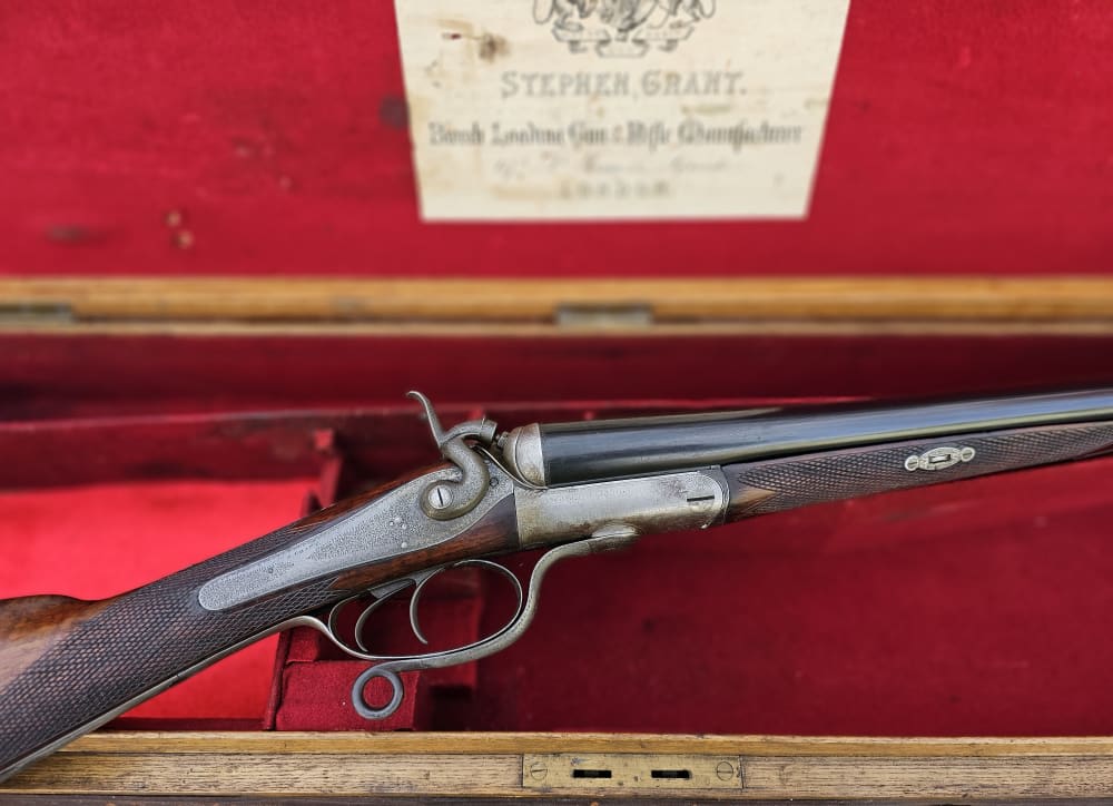 Stephen Grant (of London) Cased 12Ga Nitro Proof 2 3/4" Hammergun NO ...