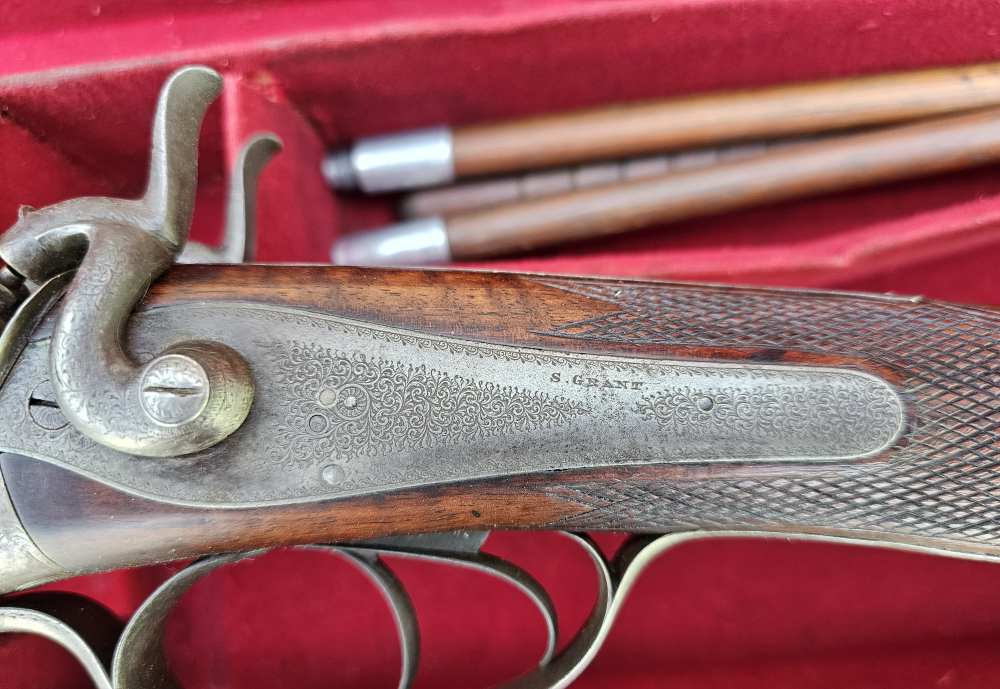 Stephen Grant (of London) Cased 12Ga Nitro Proof 2 3/4" Hammergun NO ...
